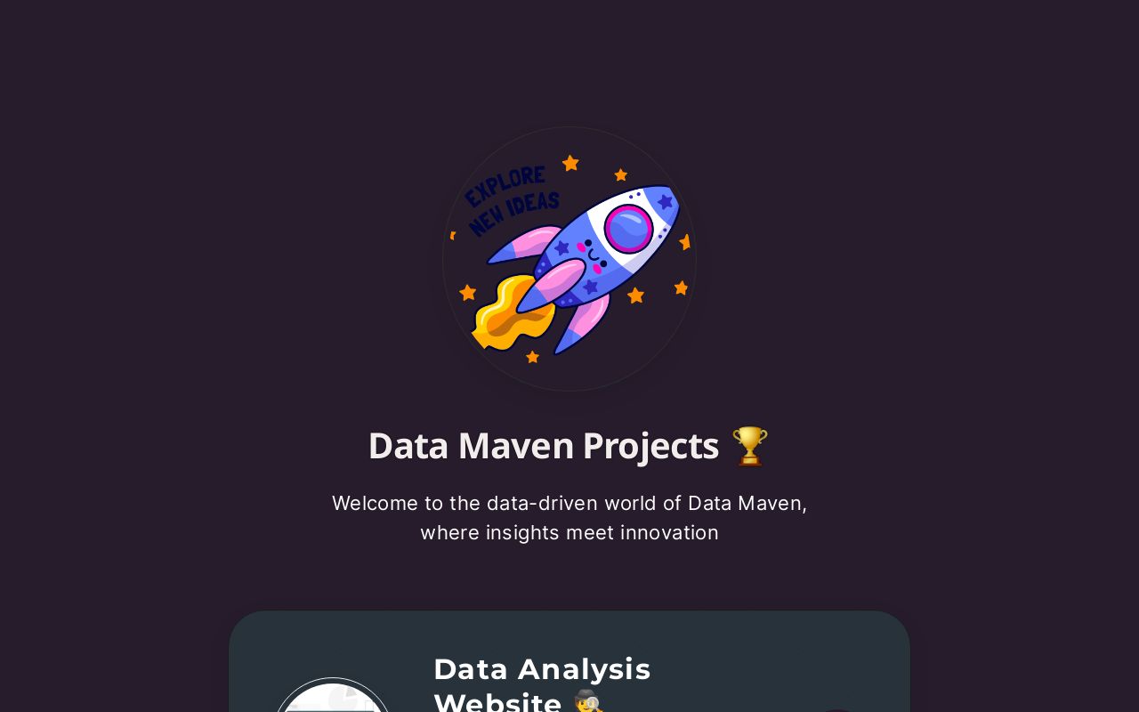 Data Maven Projects